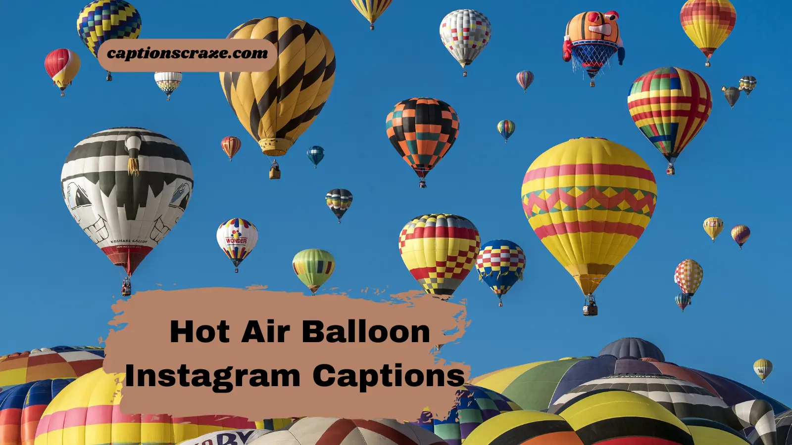 700+ Hot Air Balloon Instagram Captions
